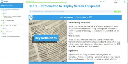 DSE Awareness Training | MoreCPD